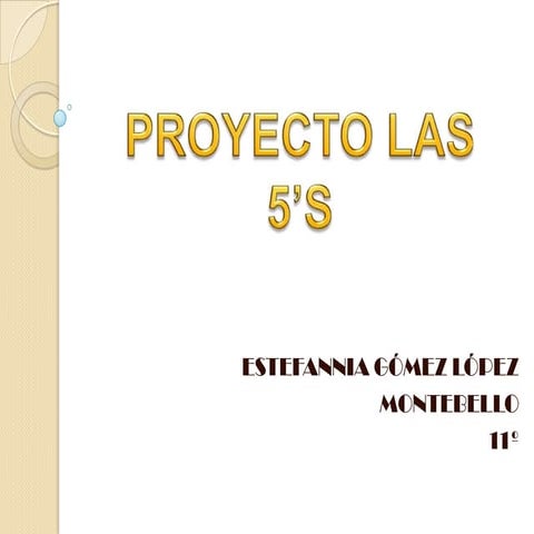 Proyecto 5 s de la calidad | PPTX