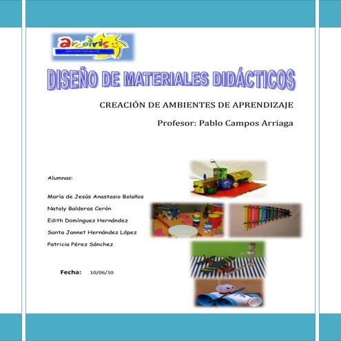 Proyecto materiales didacticos terminado | DOCX
