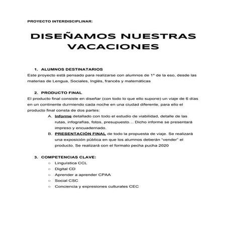 Proyecto Guia de Viajes Revisado y ampliado | PDF
