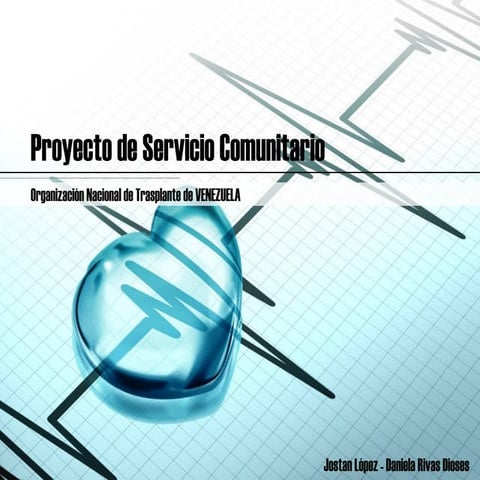 Proyecto servicio comunitario ontv propuesta_iunp | PDF