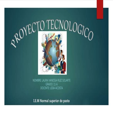 Proyecto tecnologico | PPTX