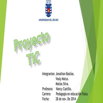 Proyecto tic | PPT