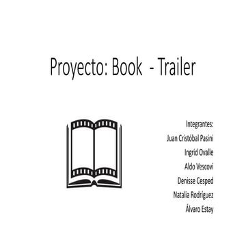 Proyecto trailer book | PPTX