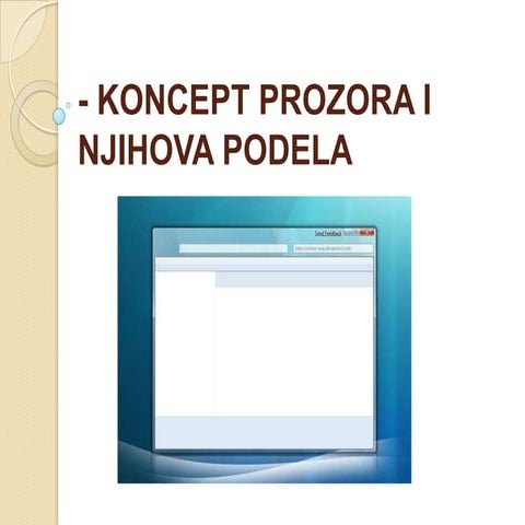 Prozori (Windows) | PPTX