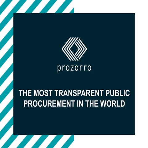 Prozorro – the most transparent public procurement | PPTX