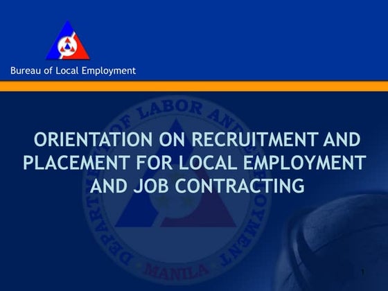 DOLE D.O. 174-17 vs. DOLE D.O. 18-A-11 | PPT