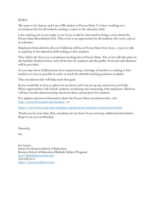 5 STEPS TO THE PERFECT PR PITCH