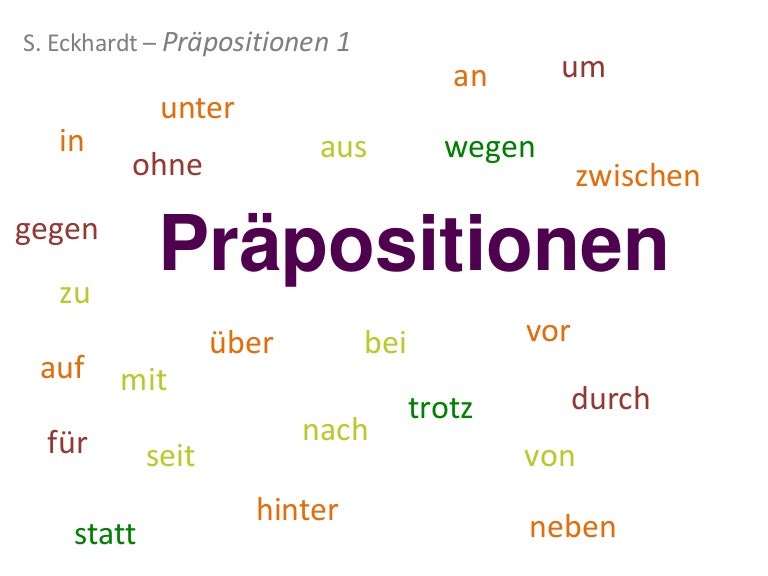 Präpositionen