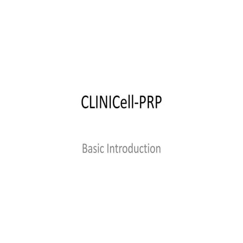 Prp presentation | PDF