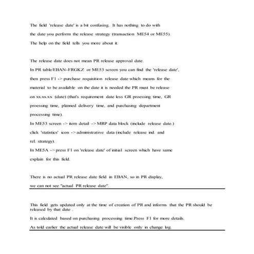 Pr release date issue | DOCX