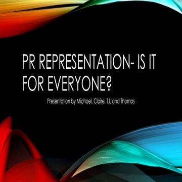 Pr representation | PPT