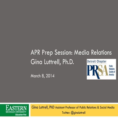 PRSA APR Media Prep | PDF | Media Industry | Industries