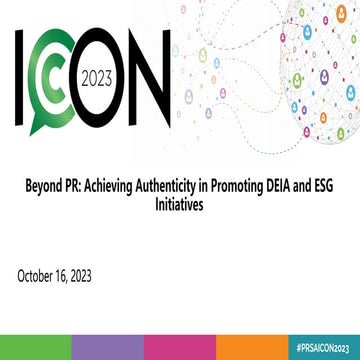 Beyond PR: Achieving Authenticity in Promoting DEIA and ESG Initiatives ...