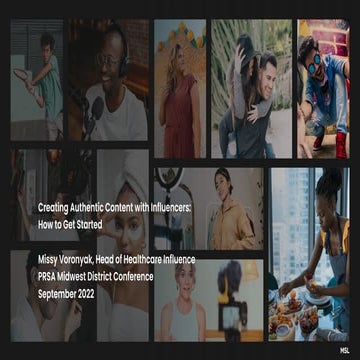 Creating Authentic Content with Influencers - How to Get Started | PDF