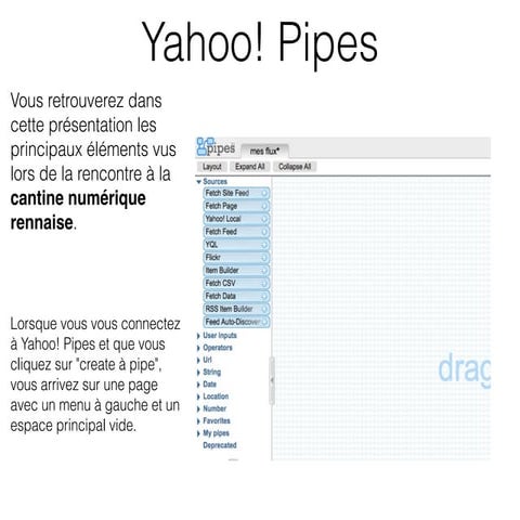 Présentation Yahoo pipes | PDF