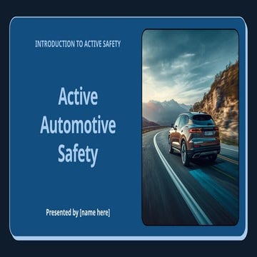 Présentation - Active Automotive Safety.pptx