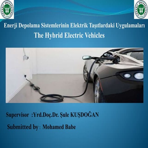 hybrid electric cars | PPTX