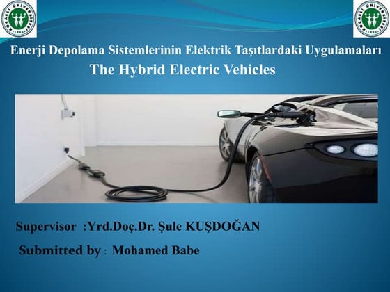 types of electric vehicles ppt | PPTX