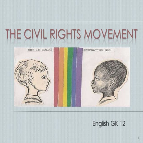 Presentation 'The Civil Rights Movement' | PPTX