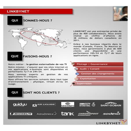 One page Linkbynet presentation | PDF