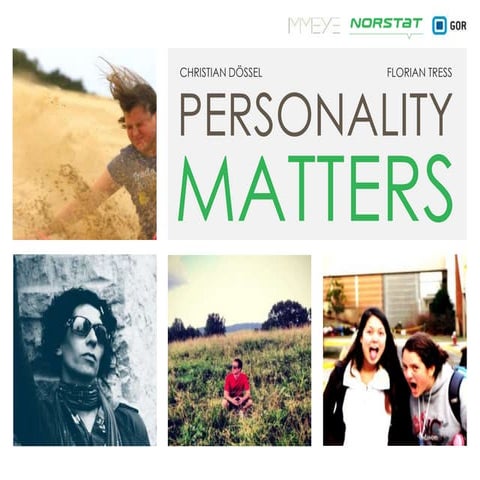 Personality Matters - Qualitative Online Research | PPT
