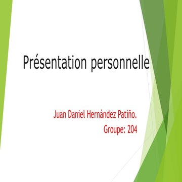 Daniel Hernandez presentations