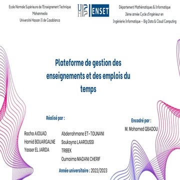 Presentation (SOUTENANCE) : PFE | PDF
