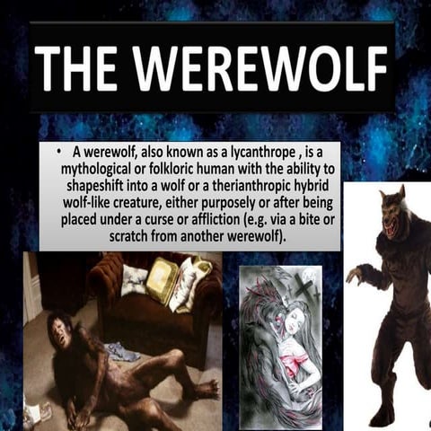 Présentation werewolf ilyas | PPTX