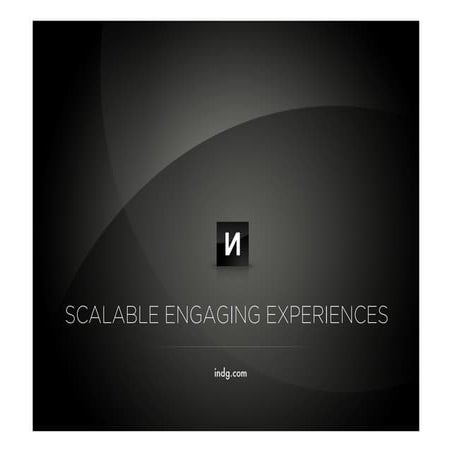 Scalable Engaging Experiences | PDF