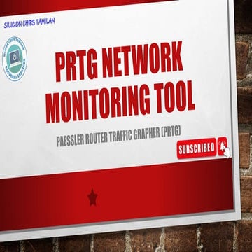 PRTG Network Monitoring Tool.pptx