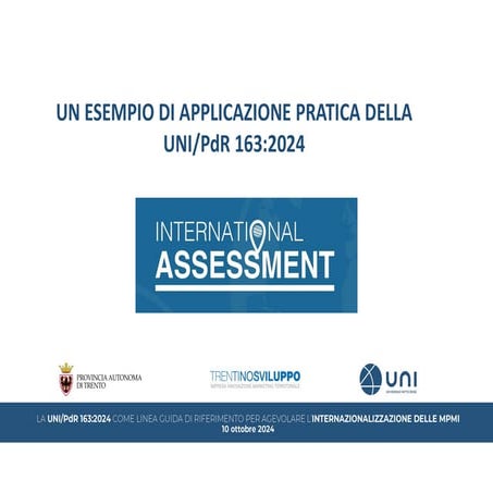 Prudel - Un esempio di applicazione pratica della UNI PdR 163_2024 ...