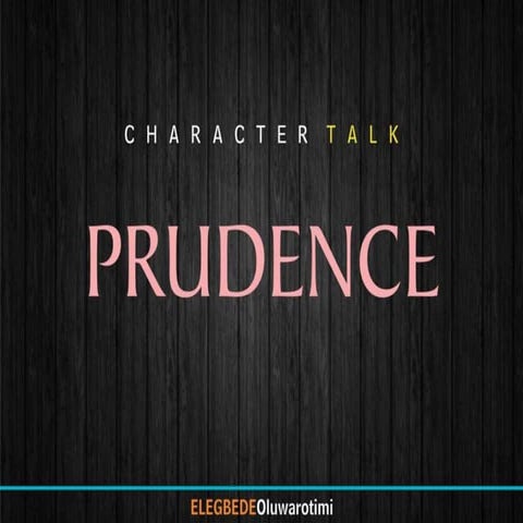 Prudence | PPTX