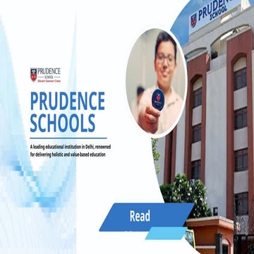 Prudence Schools: Leading the Future of Holistic Education | PPTX