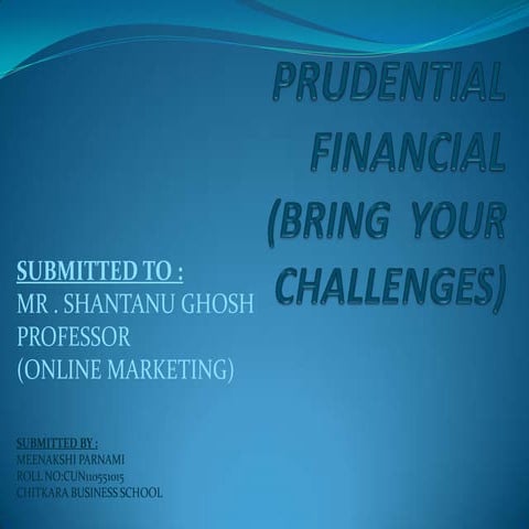 Prudential financial | PPTX