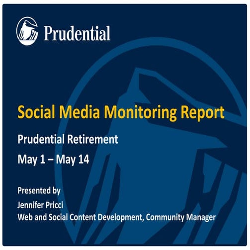 Prudential social listening_radian6report | PDF | Social Networking ...
