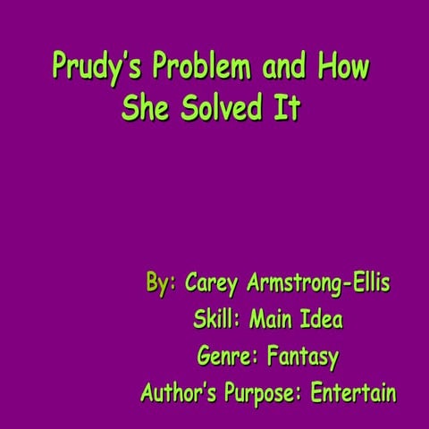 Prudy's problem vocab | PPT
