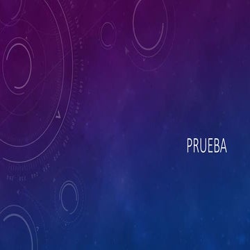 Prueba | PPT