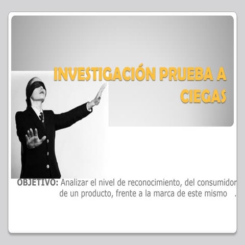 PRUEBA A CIEGAS | PDF