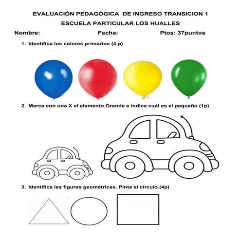 Prueba de diagnóstico | PDF
