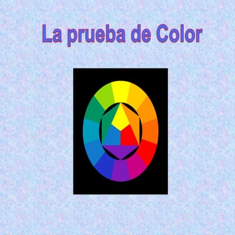 Prueba del color | PPT