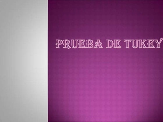 Tablas de tukey_y_duncan | PDF