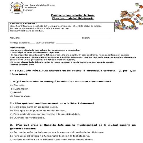 PRUEBA 5º AÑO secuestro-de-la-bibliotecaria.docx