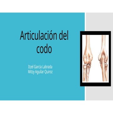 Pruebas ortopedicas de codo y su valoracion | PPTX