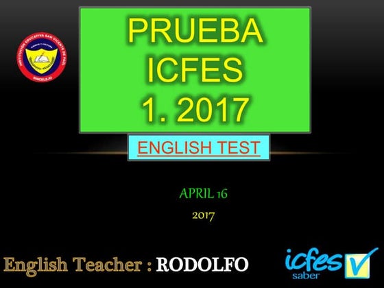 Prueba de inglés | PDF