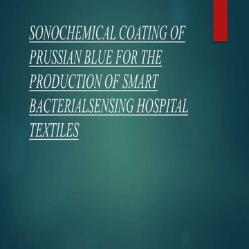 Prussian Blue Coating On Hospital.pptx