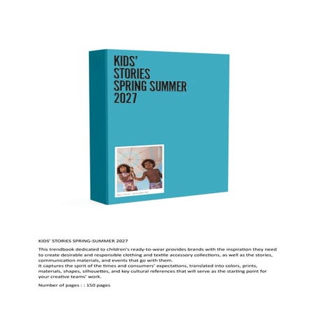 Kids’ Stories Spring-Summer 2027: Inspiring Trends for Children's ...