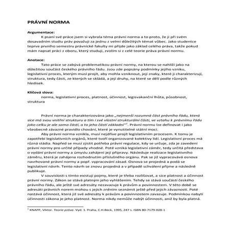 Právní norma | PDF
