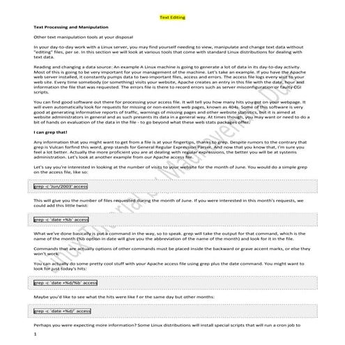 Linux Intermediate Level Pdf 
