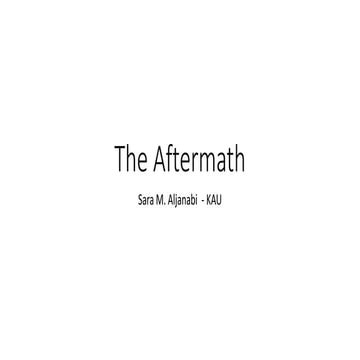 aftermath | PPT