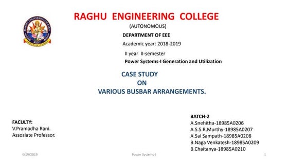 Electrical bus bar and its types | PPT